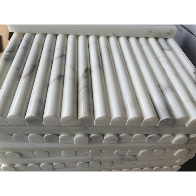 Calacatta Gold Marble Pencil Molding - XIAMEN HIBO STONE supplier